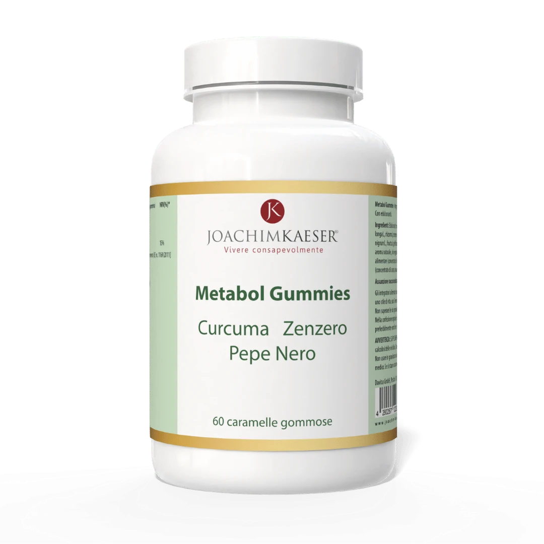 Metabol Gummies – Gommose Digestive con Curcuma, Zenzero e Pepe Nero ...